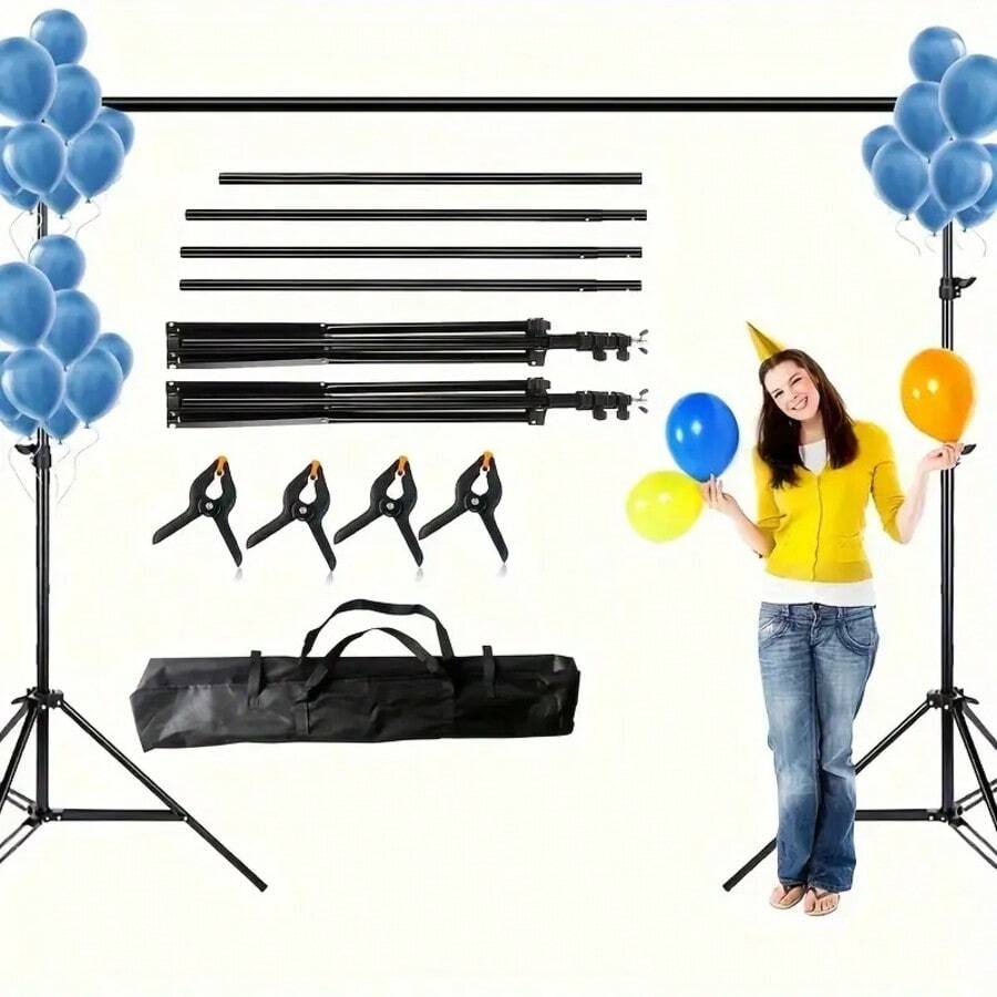 10x7ft(WxH) Photo Studio Adjustable Metal Background Stand ,Balloon ...