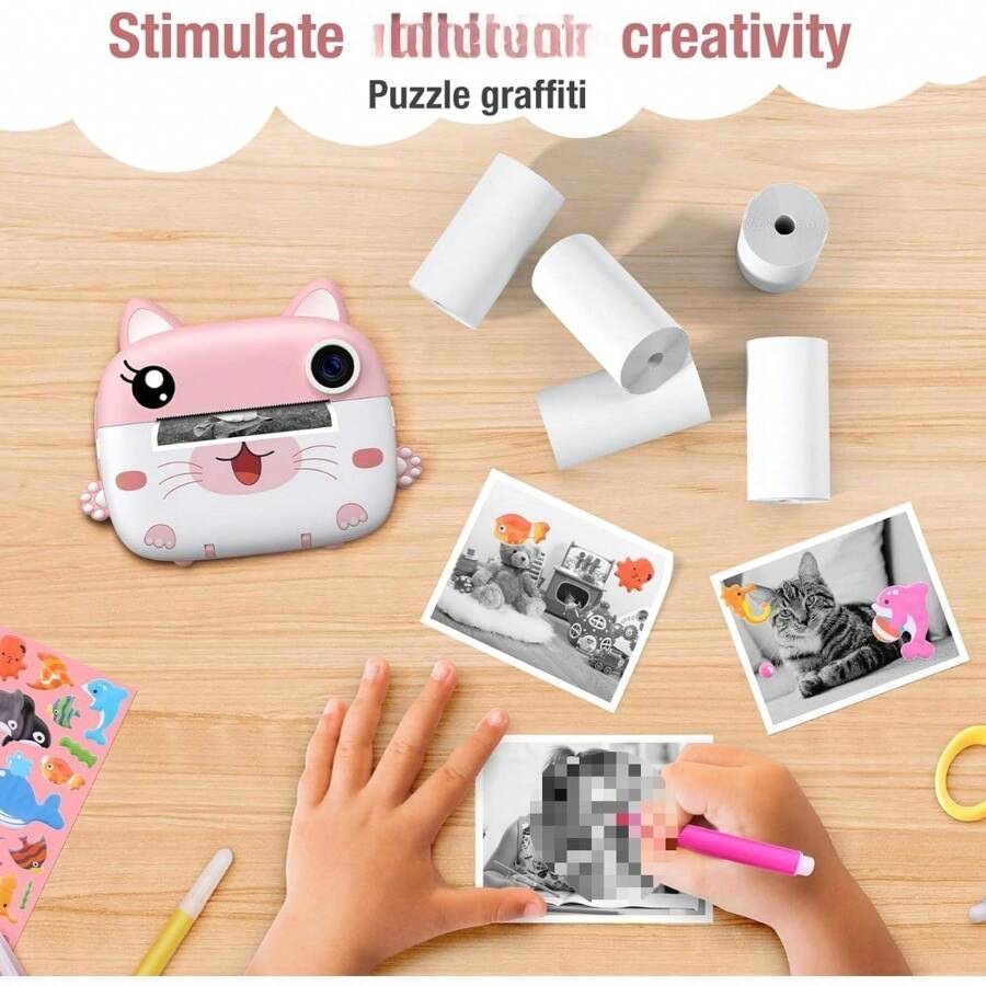 Instant Camera Print Refill Paper - Photo Printer Thermal Paper Rolls ...