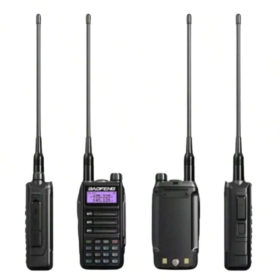 Kit 2 Walkie Talk Radios Baofeng UV16PLUS 10W In VHF And UHF Dual Band ...