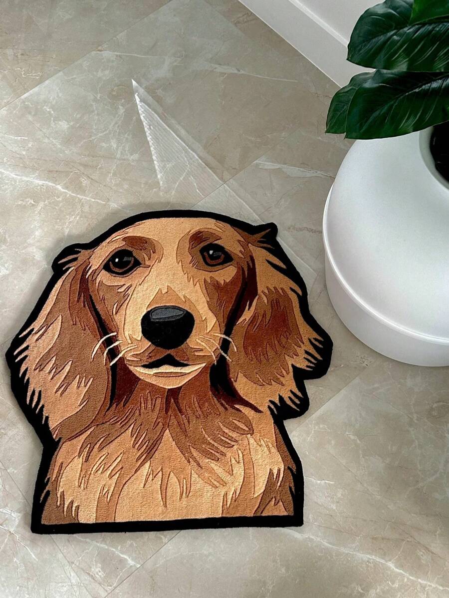 1PC Custom Pet Rug, Personalized Handmade Dog Rug, Custom Dog Portrait ...