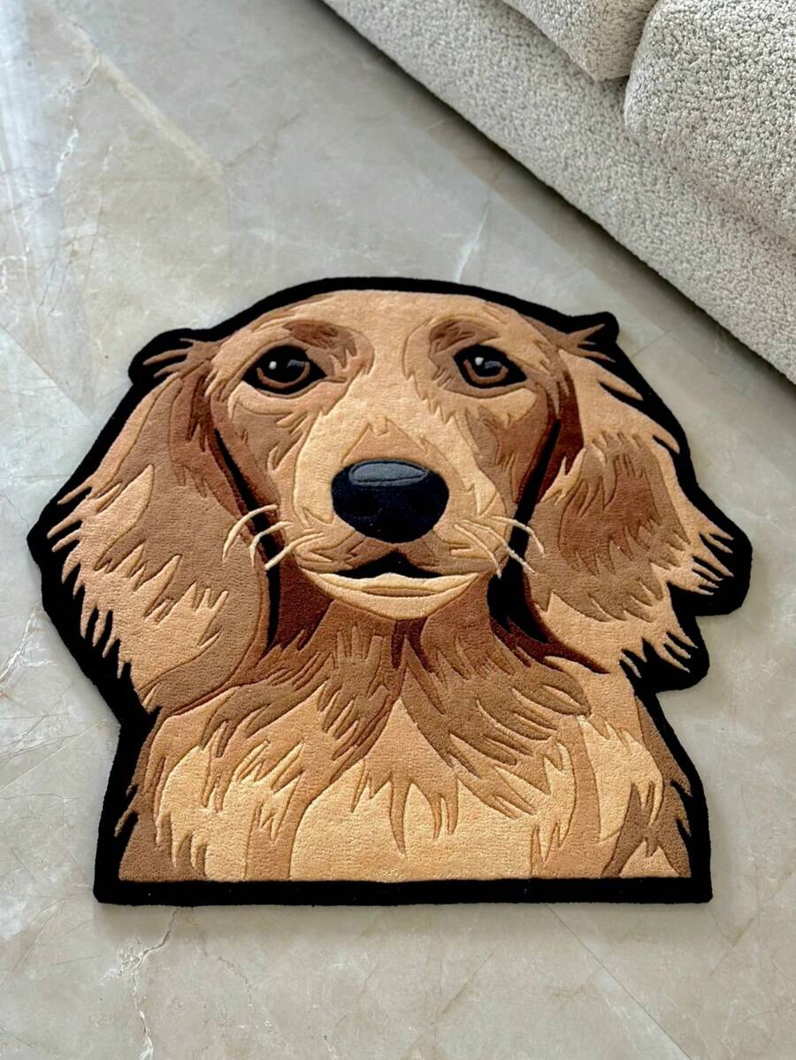 1PC Custom Pet Rug, Personalized Handmade Dog Rug, Custom Dog Portrait ...