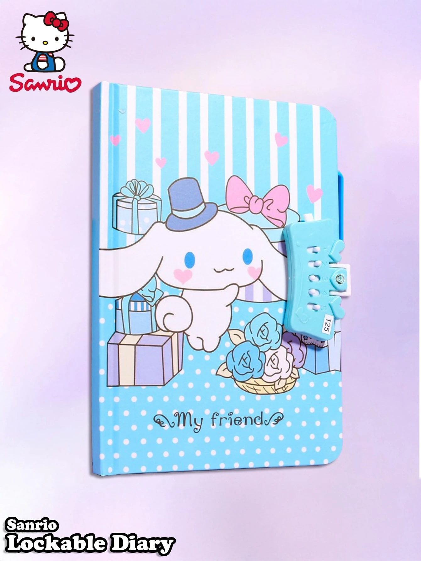 Sanrio Sanrio Lockable Diary - Cute And Colorful Diaries With Unique ...