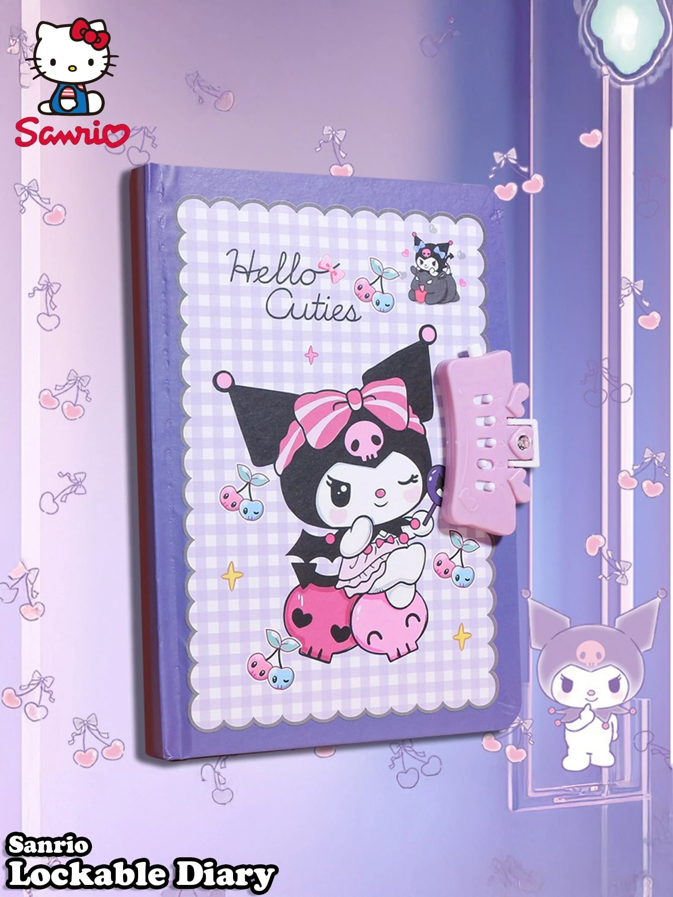 Sanrio Sanrio Lockable Diary - Cute And Colorful Diaries With Unique ...