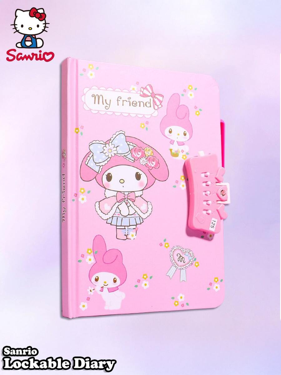 Sanrio Sanrio Lockable Diary - Cute And Colorful Diaries With Unique ...