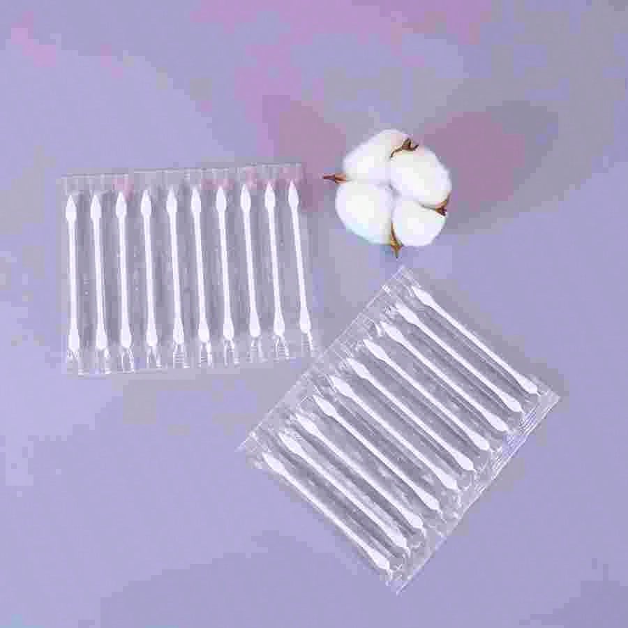 100Pcs Individually Packaged Double-Headed Cleaning Swabs Multi-Purpose ...