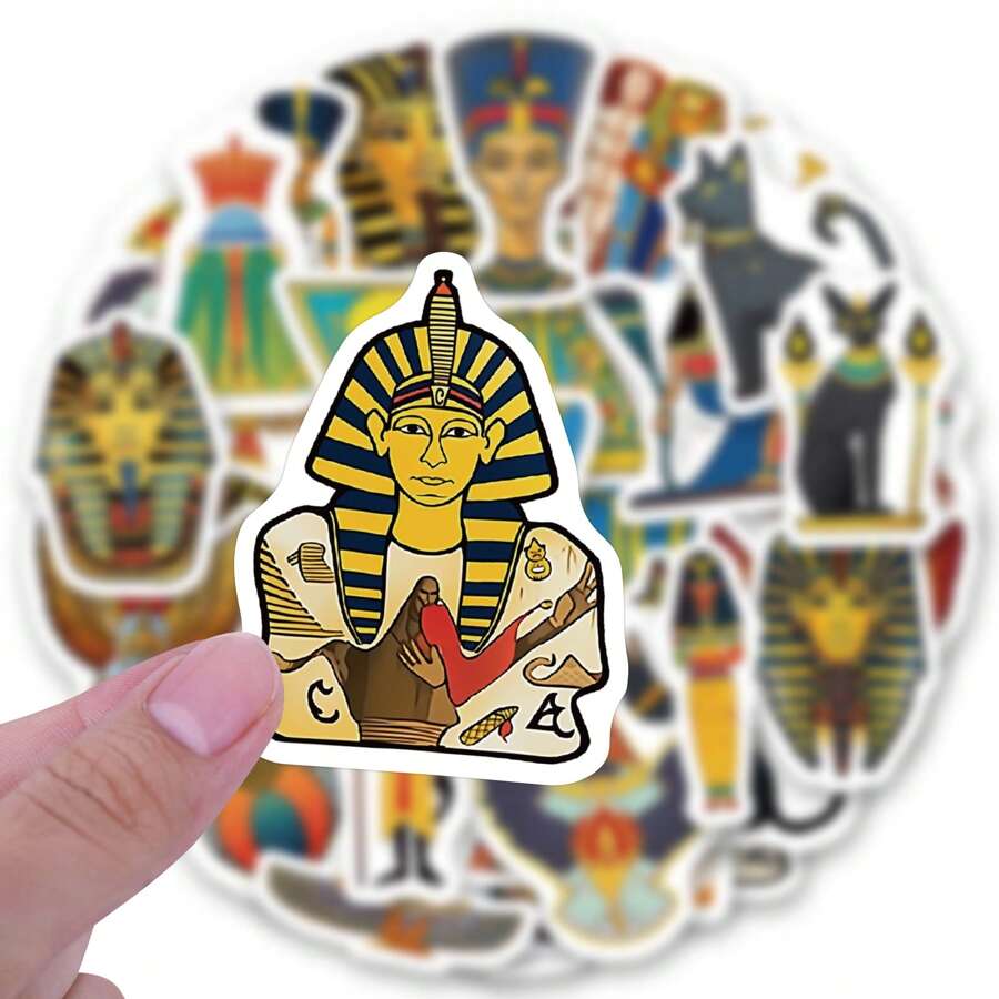 51Pcs Ancient Egypt Stickers Vinyl Aesthetics Stickers, Decals ...
