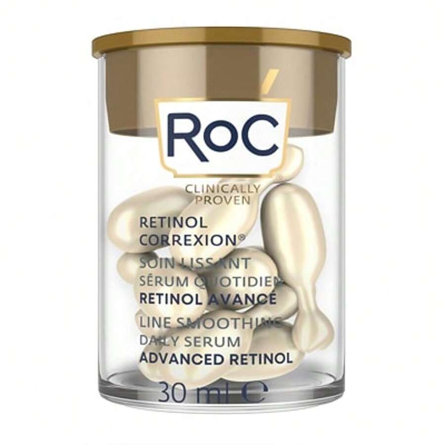 RoC - Retinol Correxion Line Smoothing Night Serum Capsules | SHEIN ... RoC - Retinol Correxion Line Smoothing Night Serum Capsules | SHEIN ...