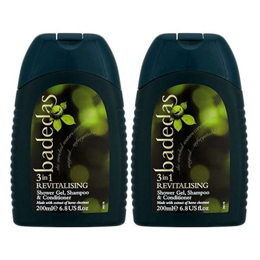 Badedas Revitalising Shower Gel, Shampoo & Conditioner 200ml - Pack Of ...