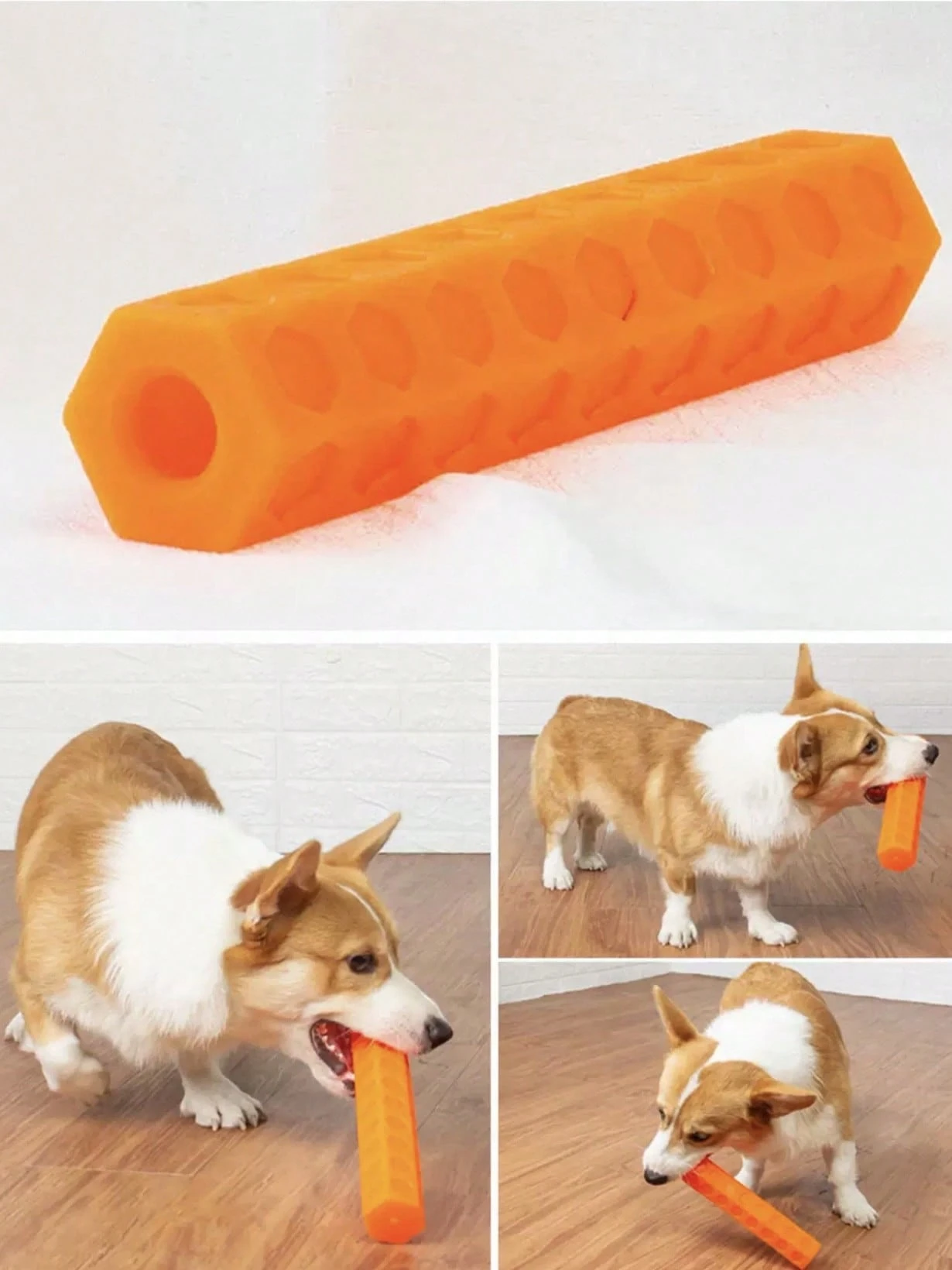 Dog Chew Toys, TPE Dog Toy With Squeaker , Made For Chewers , Tough ...