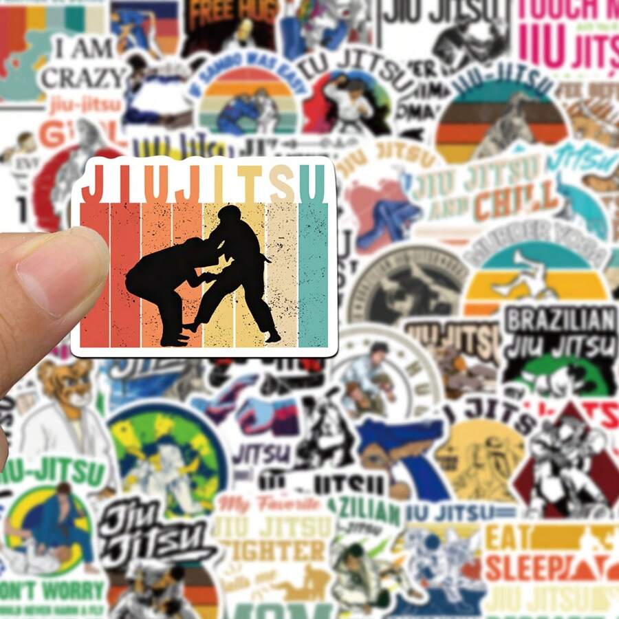 50PCS Jiu-Jitsu Stickers Vinyl Stickers Scrapbook, Journaling, Laptop ...