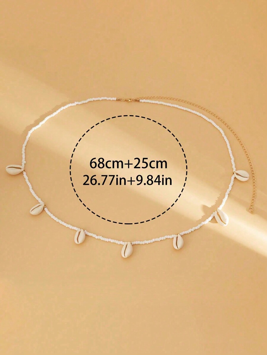 Shell Decor Beaded Waist Chain | SHEIN USA