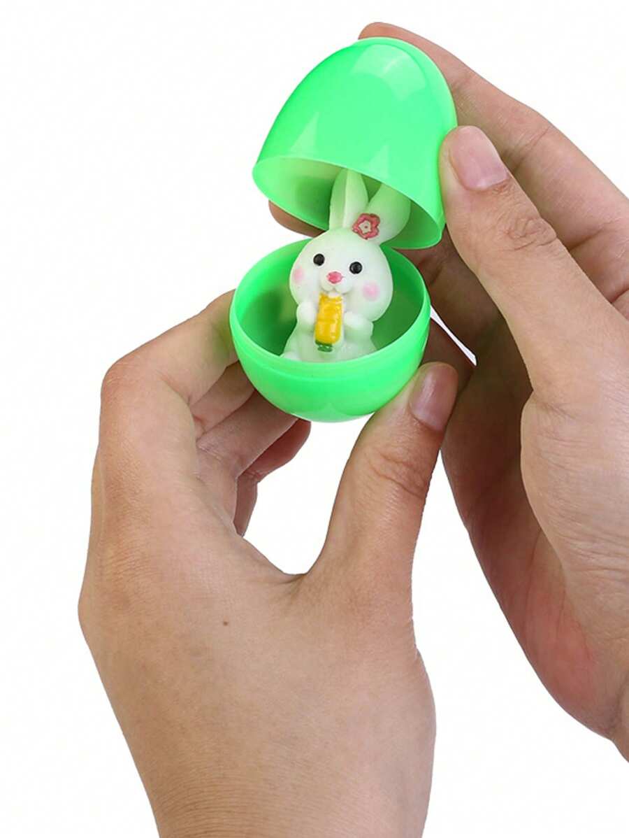 Easter Bunny Capsule Toys, Cracked Egg Squeeze Stress Ball Blind Box ...