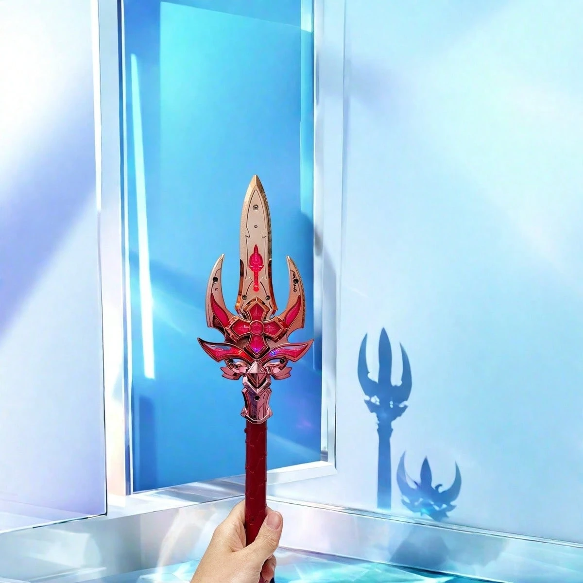 Warrior Spear Prop With Light And Sound Effects, Battery Operated, Cool ...