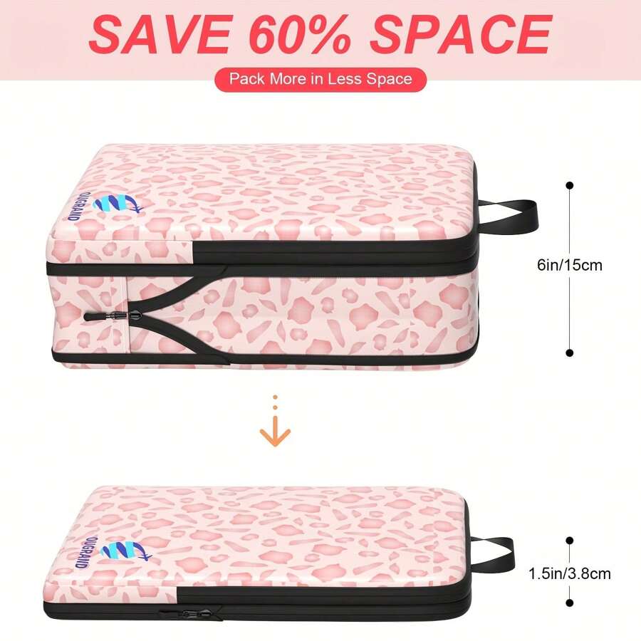 Travel Compression Packing Cubes - Expandable Luggage Packing Organizer ...