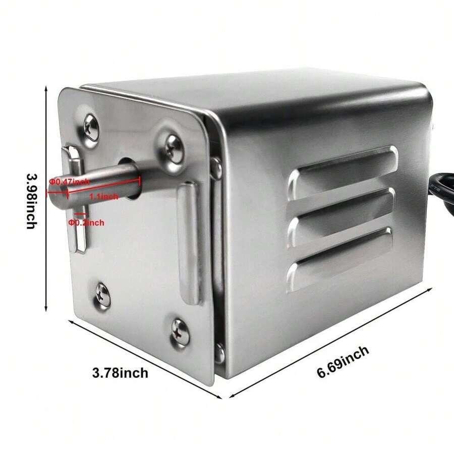 Electric Rotisserie Motor 15W BBQ Roaster Motor 50-70KGF Rotisserie ...