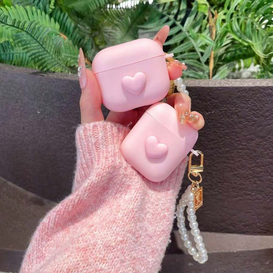 3D Pink Bow-Knot Matte Silicone Soft Protective Case Compatible With ...