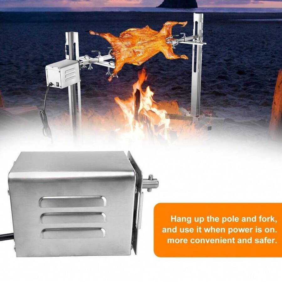Electric Rotisserie Motor 15W BBQ Roaster Motor 50-70KGF Rotisserie ...