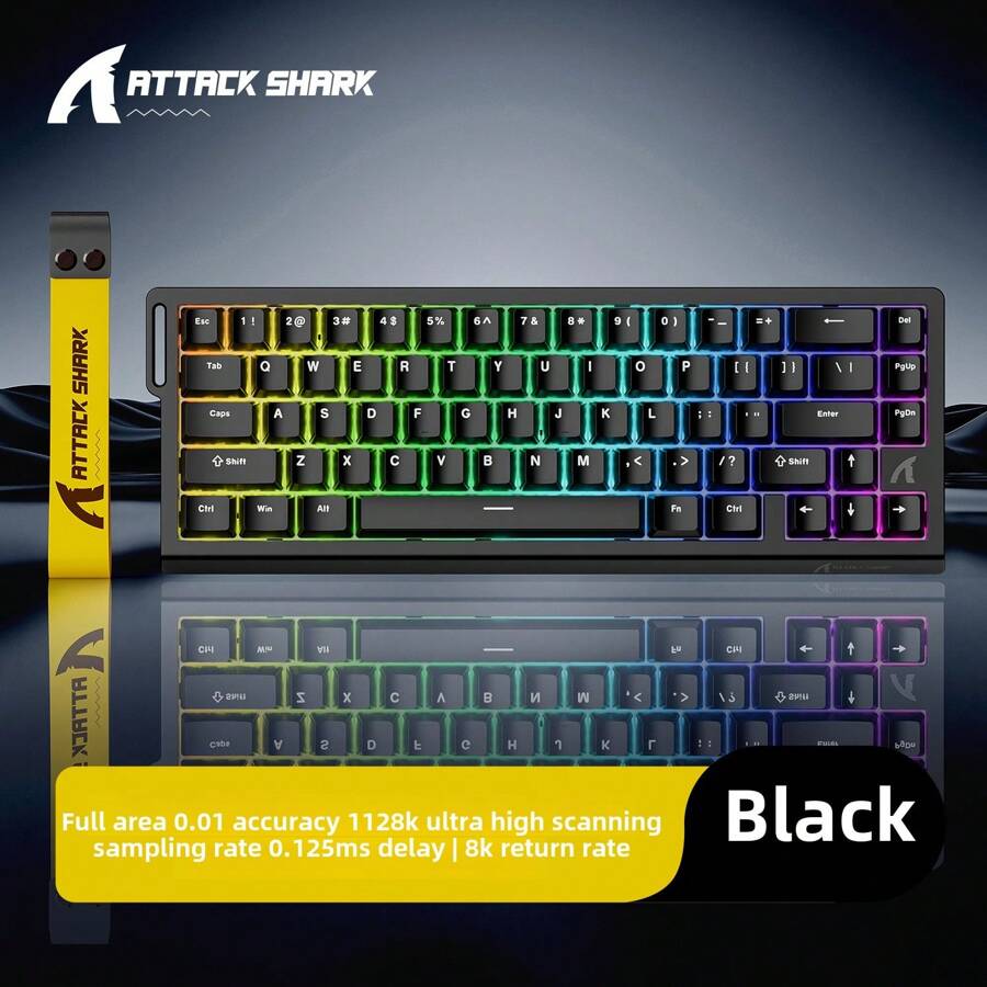 X68HE Magnetic Axis Mechanical Keyboard, Iso-Height Keycaps, Wired RGB ...