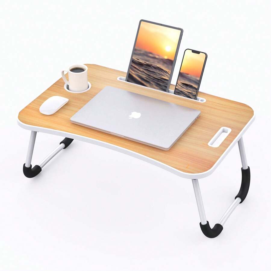 Mesa plegable para computadora portátil, mesa de cama portátil con ...