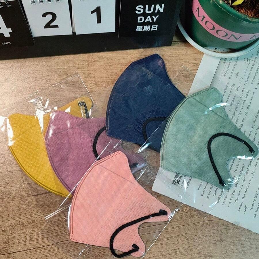40pcs Adult Individually Wrapped 3D Thin Summer Face Masks, Fashion ...