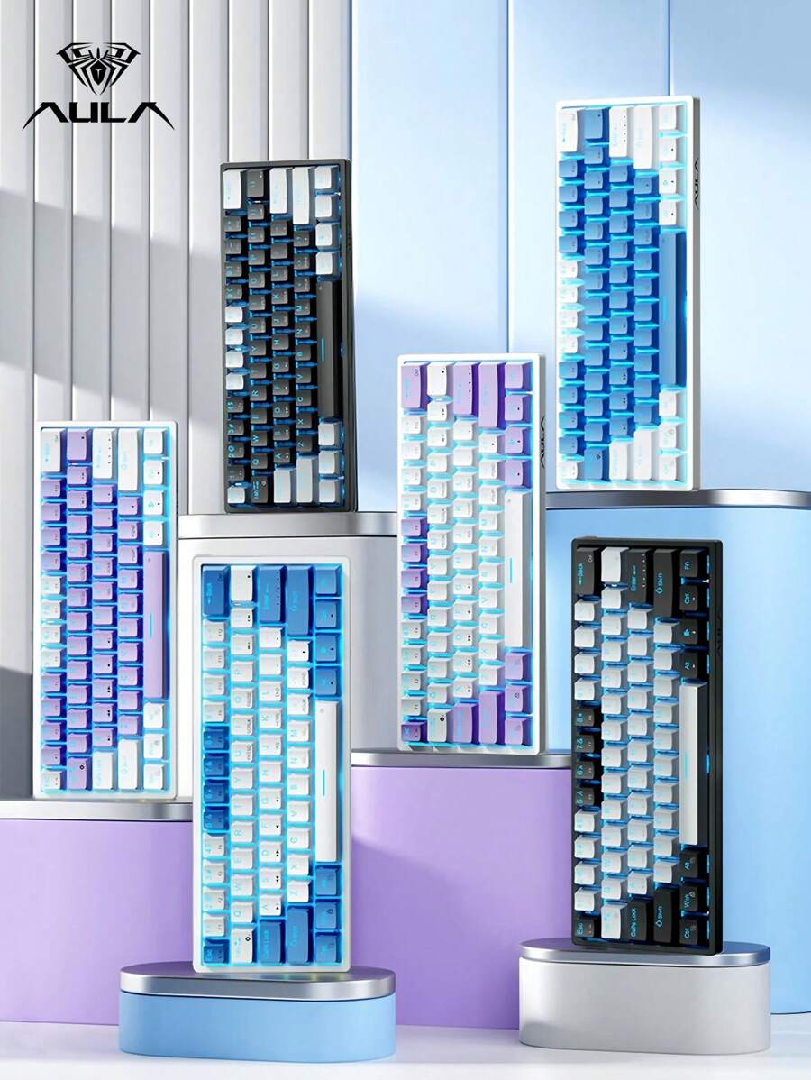 AULA AULA F3361 Wired Mechanical Keyboard, 61-Key Layout, Mini And ...