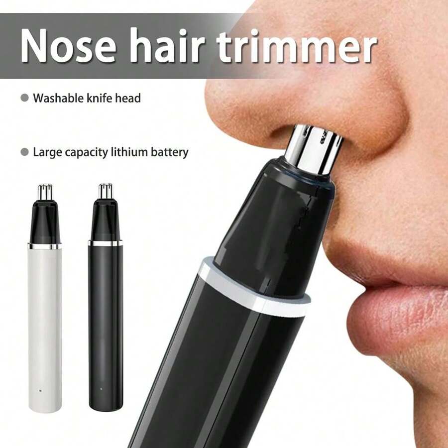 Mini Nose Hair Trimmer USB Rechargeable Nose Hair Clipper User-Friendly ...