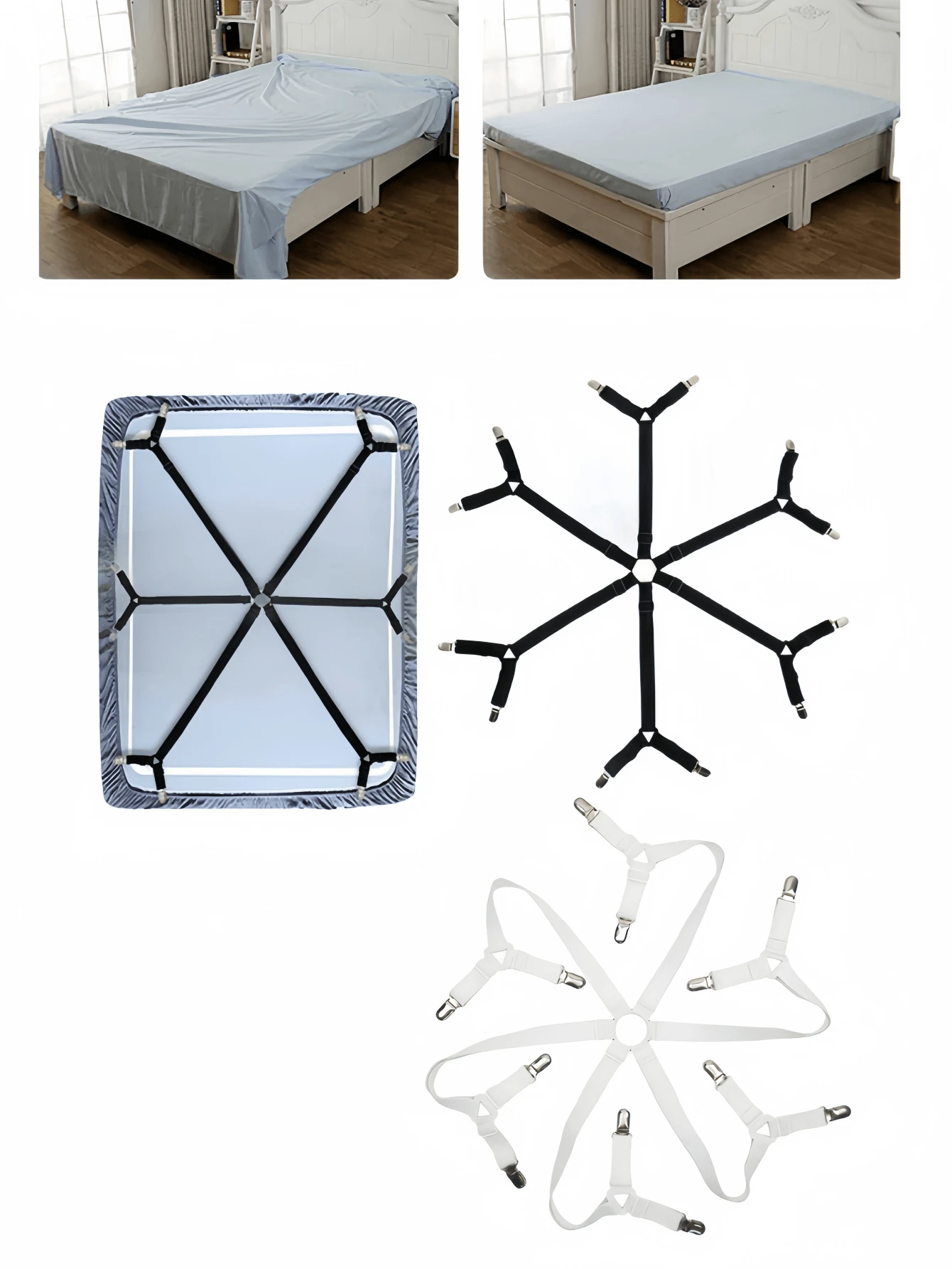 1 Set, Two Types Of Adjustable Clips, Tent Grip Anti-Skid Clips ...