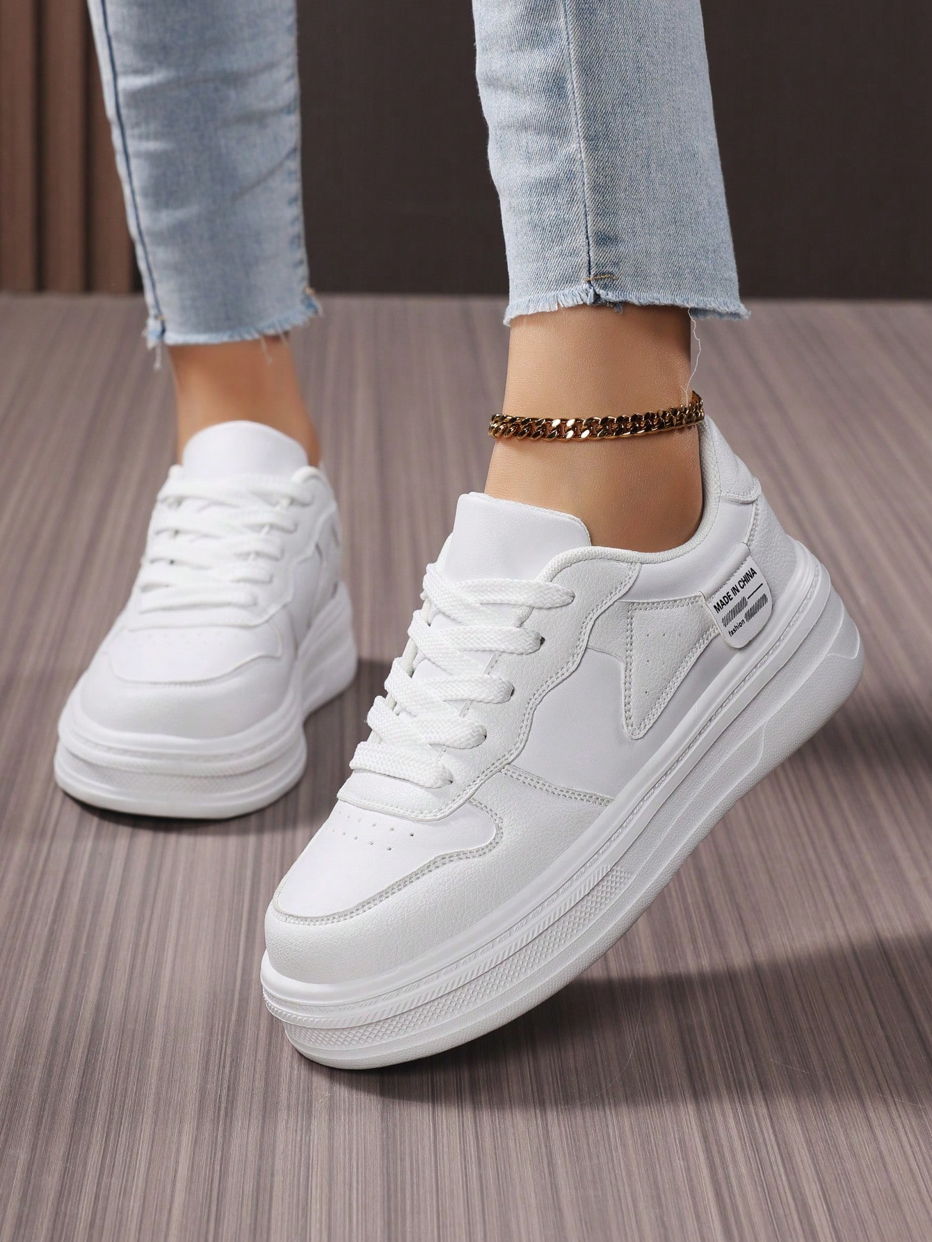 Platform Sneakers For Women, 2025 Spring Autumn New Model Thick Sole ...