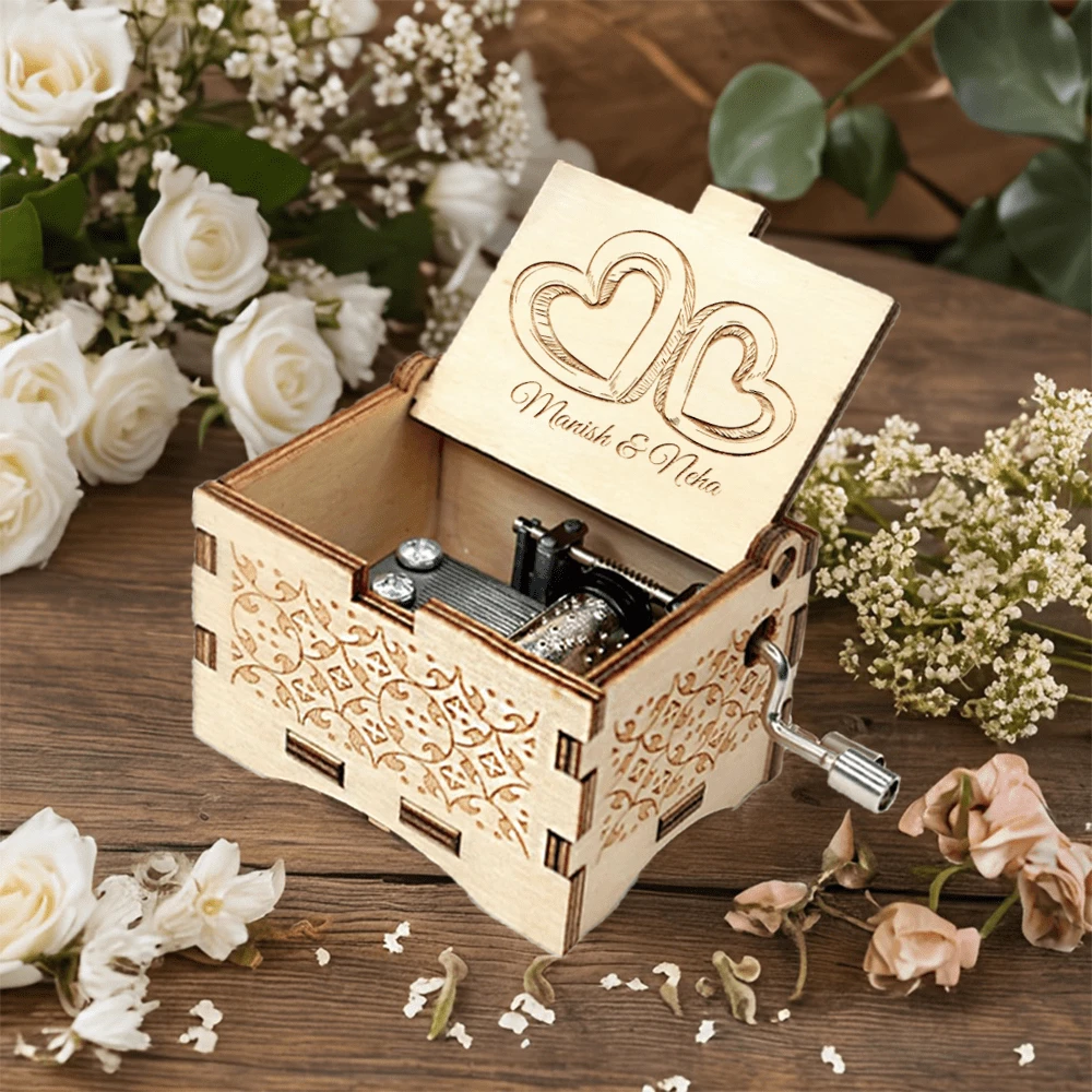 1 Piece, Custom Melody Music Box, You Are My Sunshine, Personalized ...