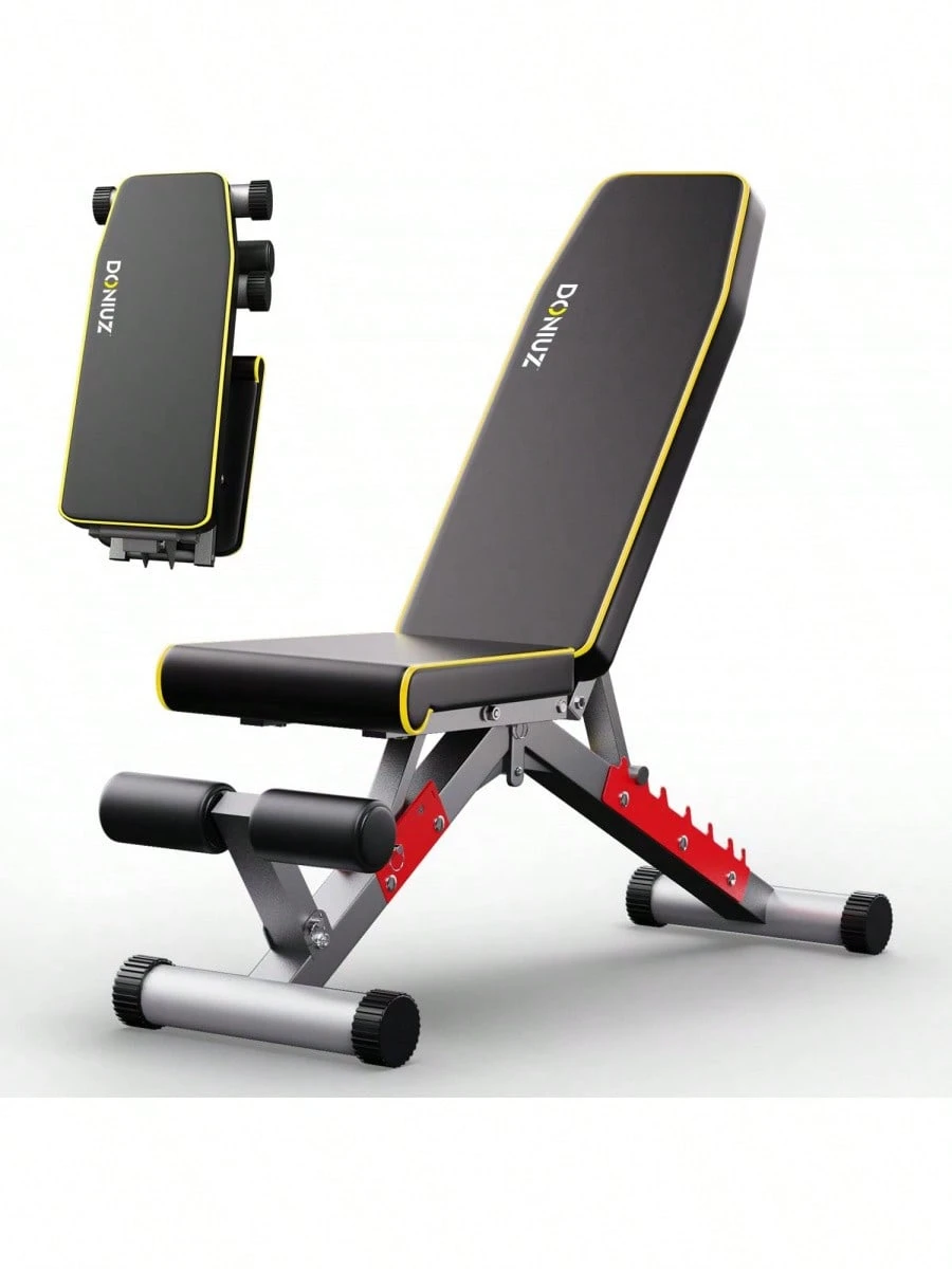 Weight Bench, Adjustable Workout Bench Press Set For Home Gym Full Body ...