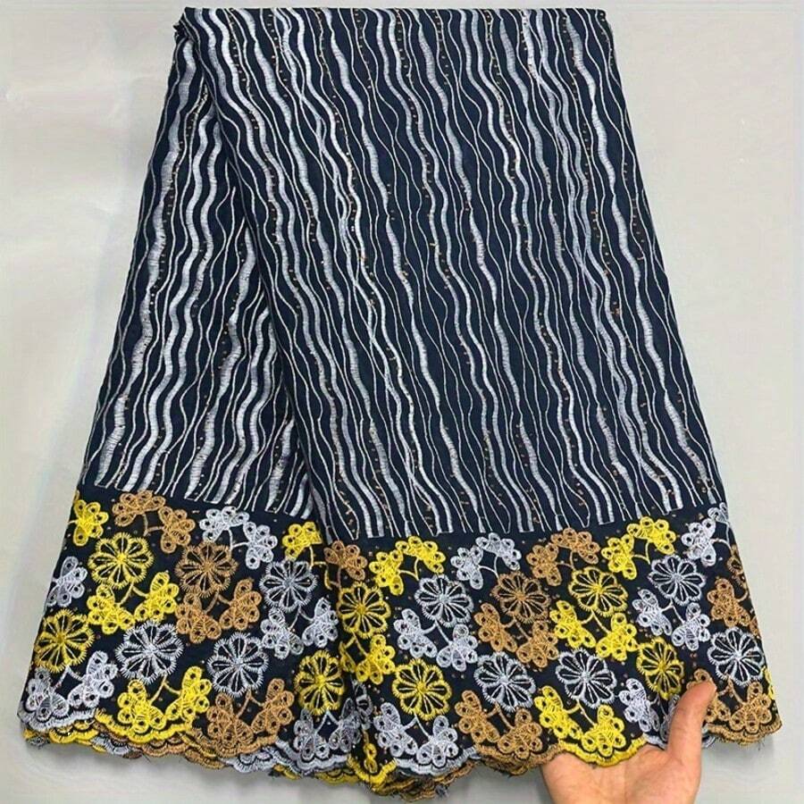 Latest African Lace Fabric 2025 Hight Qualiry Swiss Voile Lace In ...