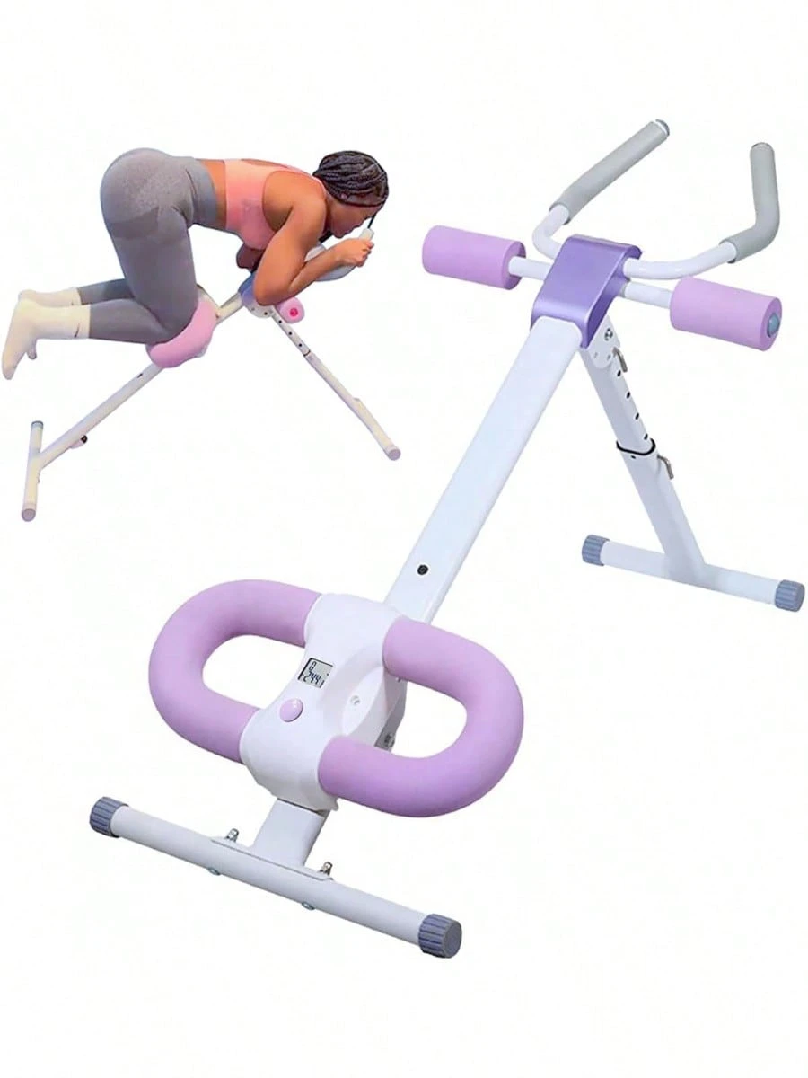 Ab Workout Equipment Abdominal Trainer, Adjustable Ab Machine At Home ...