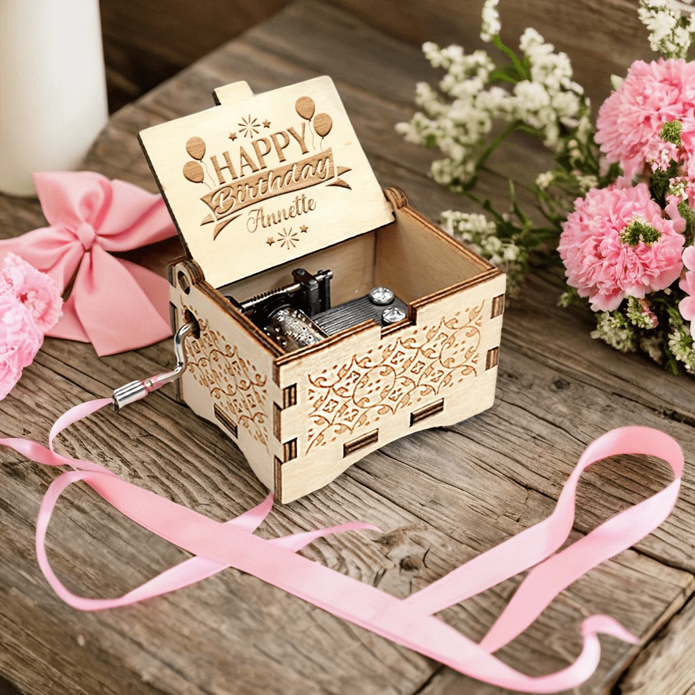 1 Piece, Custom Melody Music Box, You Are My Sunshine, Personalized ...