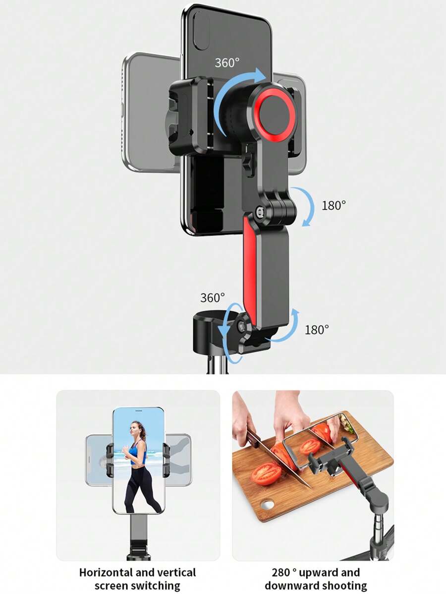 New AI Face Tracking Selfie Stick, Universal Phone Gimbal Stabilizer ...