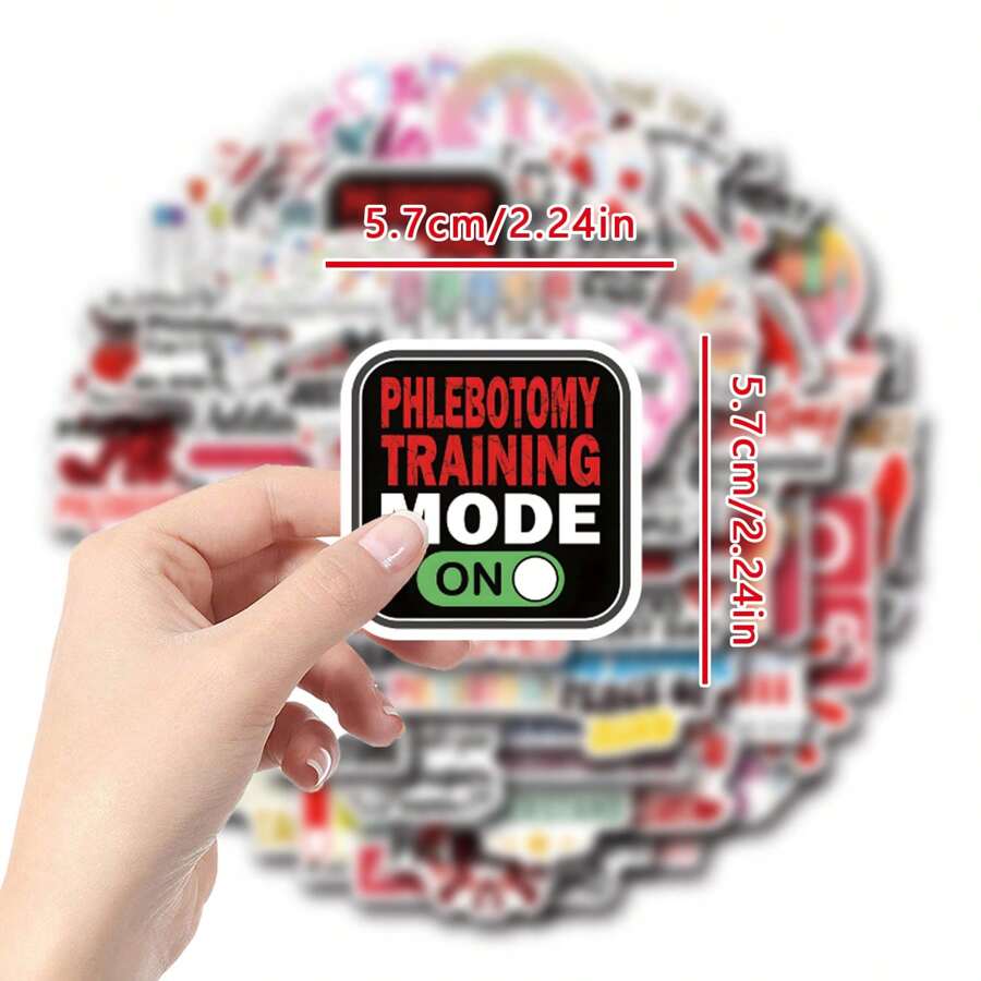 62PCS Phlebotomy Stickers Vinyl Stickers Scrapbook, Journaling, Laptop ...