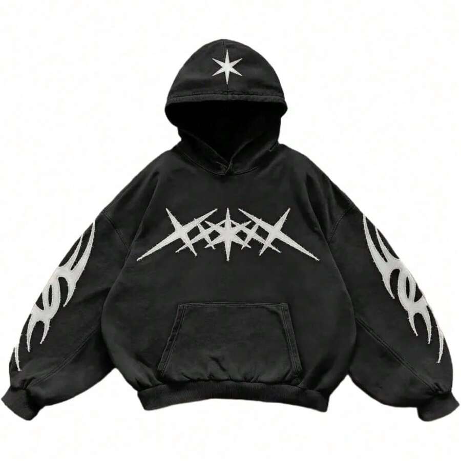 Y2k Hoodie Emo Clothes Vintage 2000s Sweatshirts Grunge Jackets ...