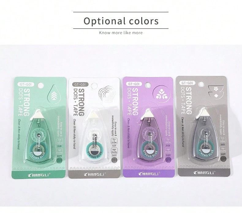 Uniform Transparent Dot Glue 6-Meter-High Beauty Double-Sided Tape Mini ...