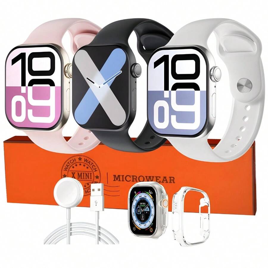 Smart Watch Relógio Pequeno W10 Mini Serie 10 Feminino Masculino ...