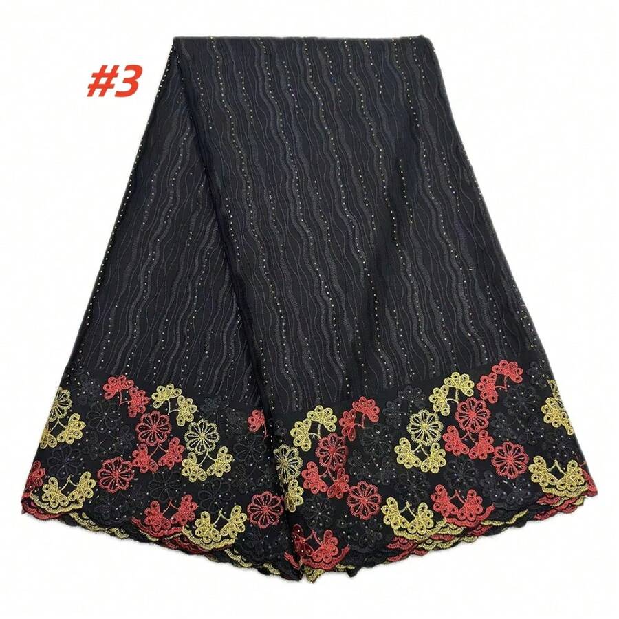 Latest African Lace Fabric 2025 Hight Qualiry Swiss Voile Lace In ...