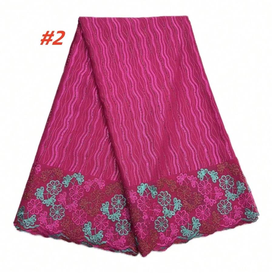 Latest African Lace Fabric 2025 Hight Qualiry Swiss Voile Lace In ...