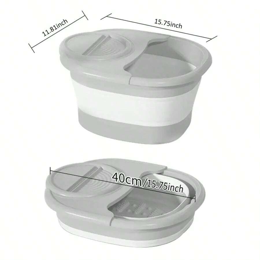 Foldable Home Foot Bath Bucket Massage Foot Wash Leisure Health Bucket ...