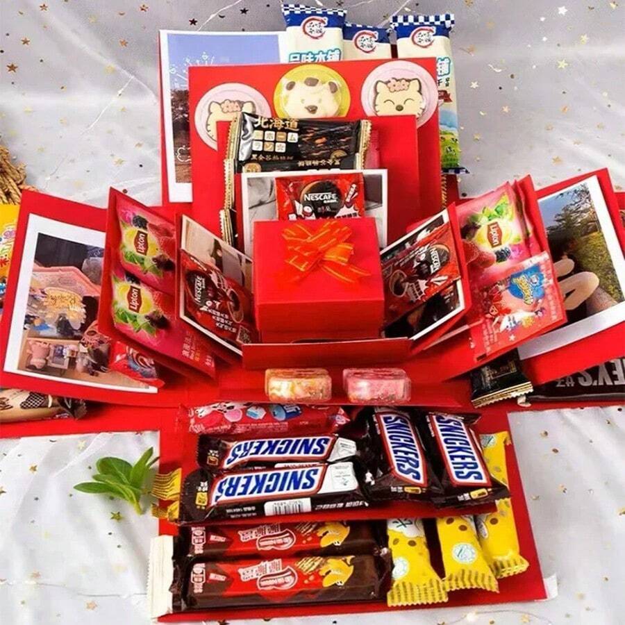 Create A Unique Surprise Explosion Box For Valentine's Day DIY Gifts ...