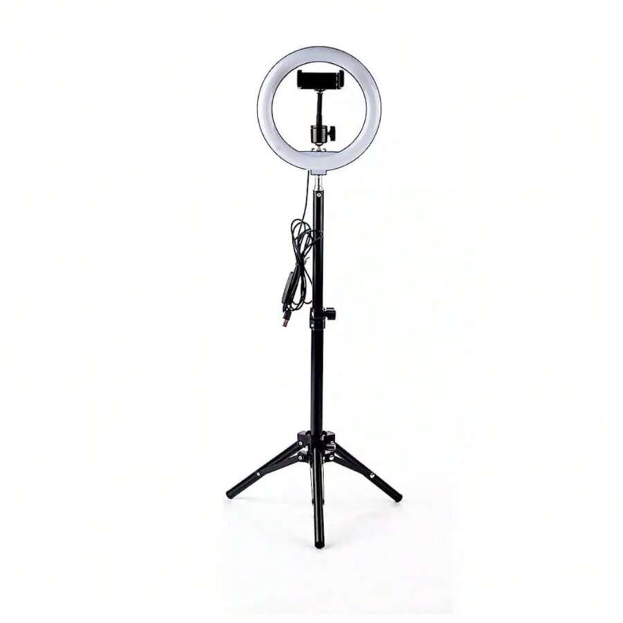 Professional 8 Inch Ring Light Tripod With Cell Phone Holder For Makeup ...