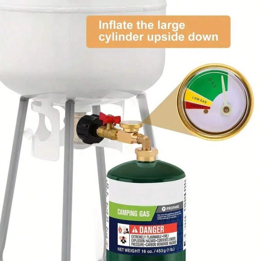 Propane Tank Liquid Level Indicator, North American Gas Tank Universal ...