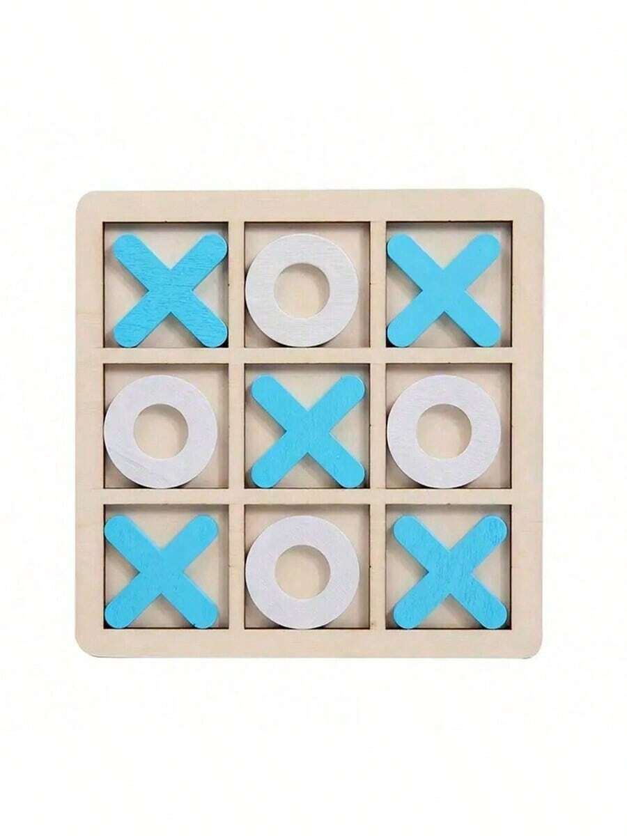 2025 New XO Tic-Tac-Toe Leisure Confrontation Board Game, Wooden Stress ...