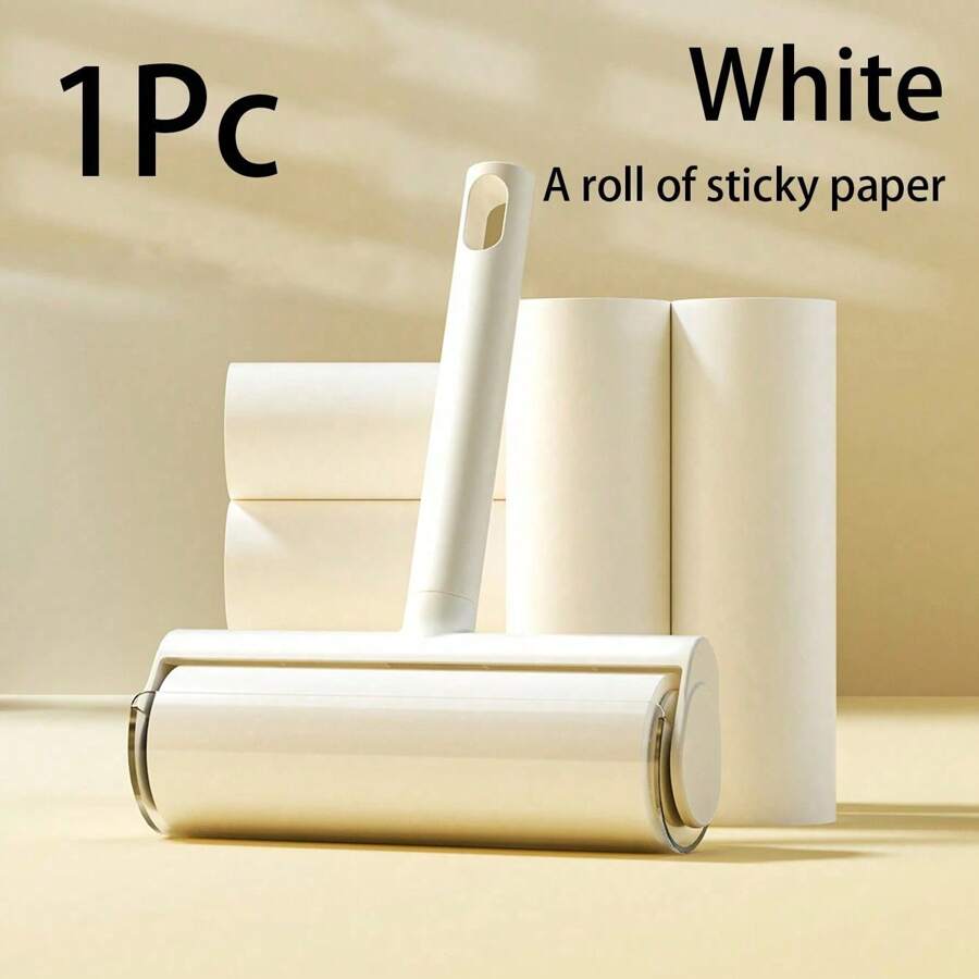 1Pc Portable Tearable Adhesive Lint Roller, Clothing Pet Hair Removal ...