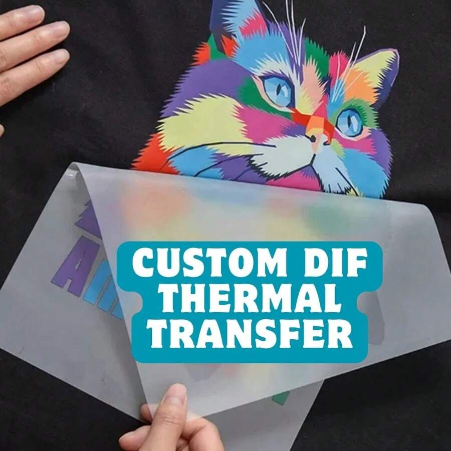 Custom Iron On Heat Transfers, DIY T-Shirt Heat Transfers, Ready To Apply DTF Iron On ...