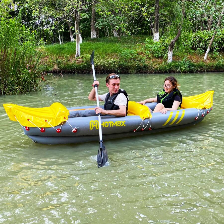 2 Person Inflatable Kayak For Adults Beginners Foldable Touring Kayaks ...