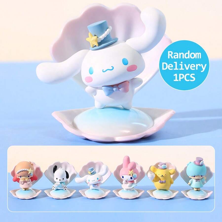 Miniso Blind Box Blue Sea Holiday Series Action Figure Dolls Cartoon ...