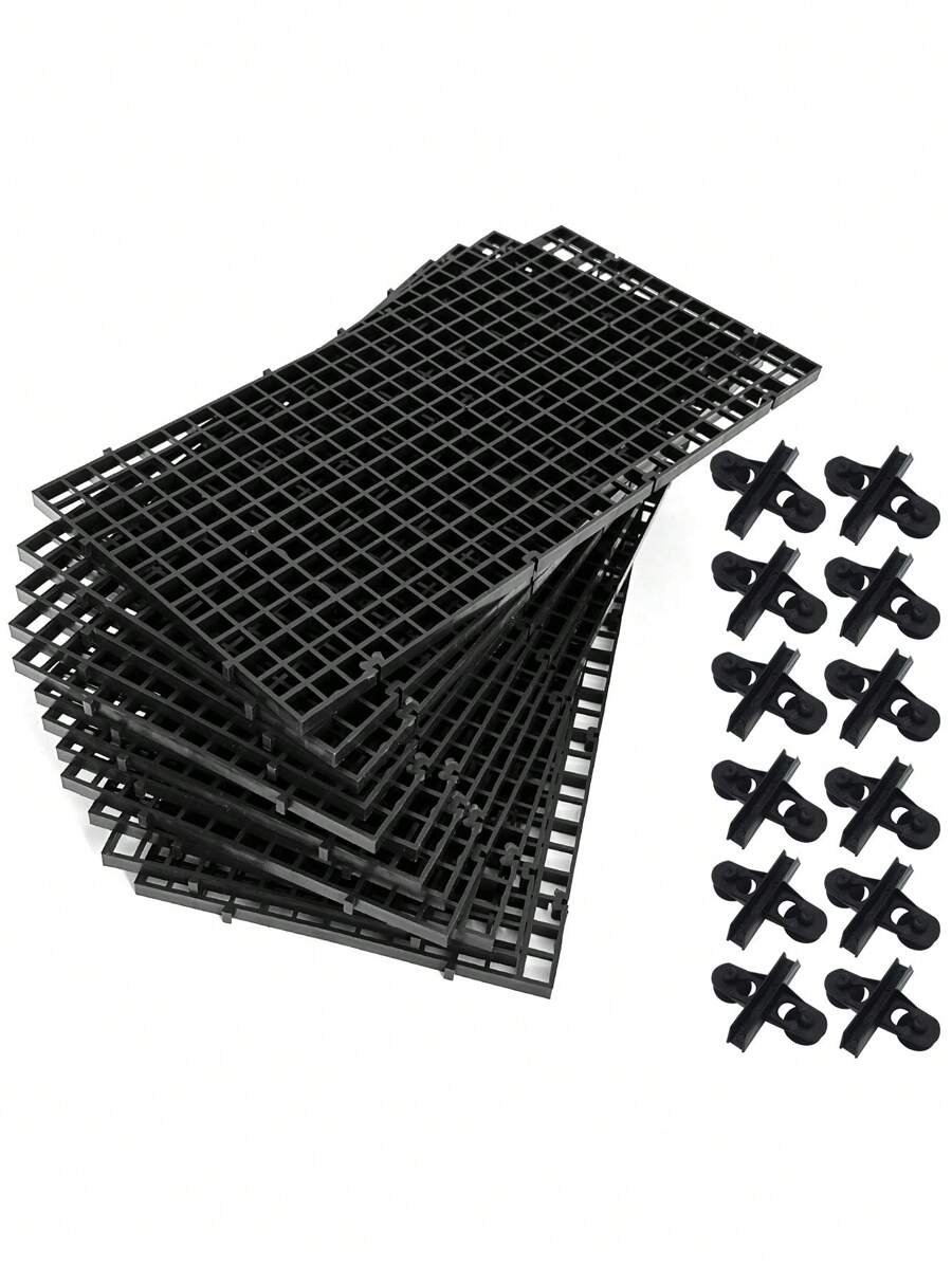 12pcs Aquarium Fish Tank Divider Plastic Egg Crate Aquarium Filter ...